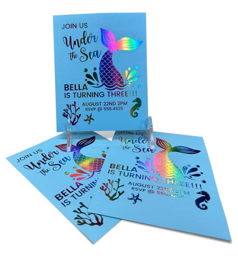 How To Customize Cardstock Paper With Toner Foil | DigitalHeat FX i560 ...